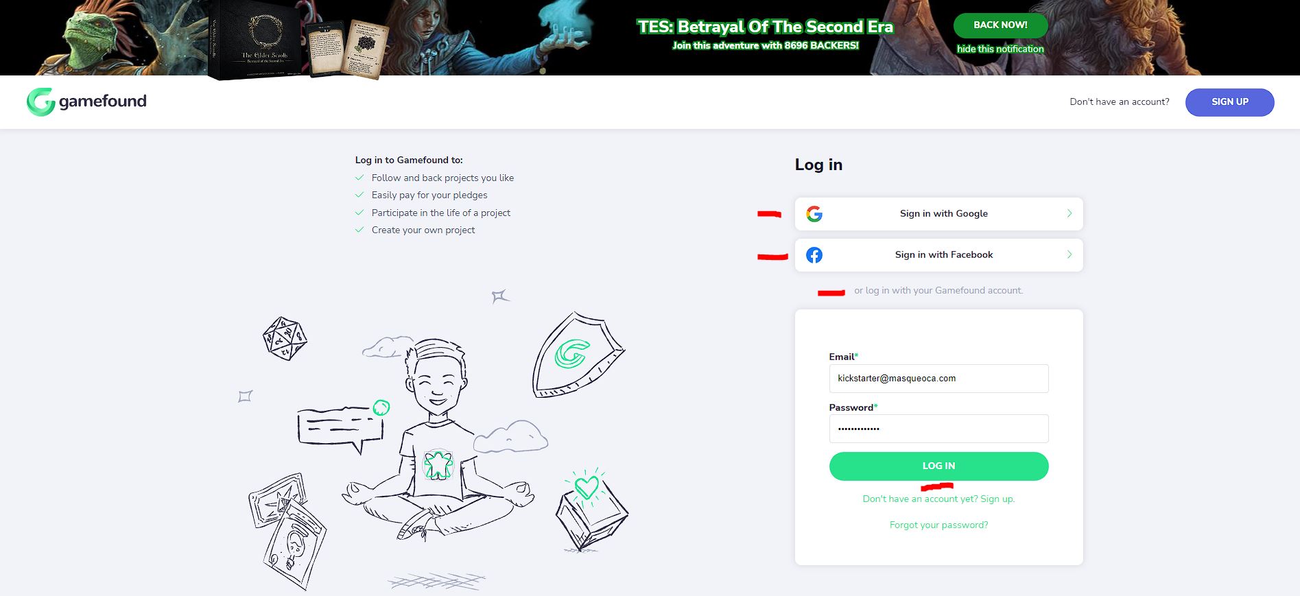 Gamefound: Guía rápida sobre la plataforma – MQO Diarios de Desarrollo